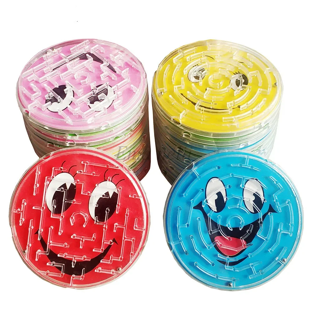 4pcs-lot-7cm-Steel-Ball-Track-Maze-Toys-Children-Novelty-Early ...
