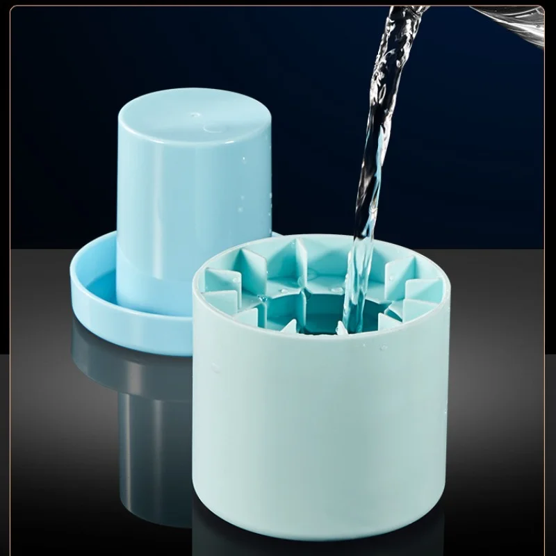 Ice-Bucket-Cup-Mold-Ice-Cubes-Tray-Food-Grade-Quickly-Freeze-Silicone ...