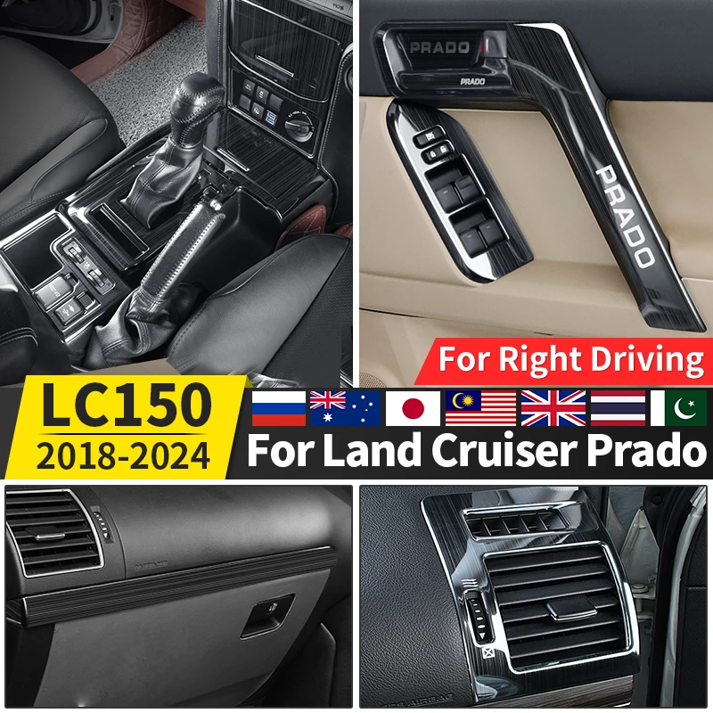 For-2018-2024-Right-Rudder-Car-Toyota-Land-Cruiser-Prado-150-Gear-Air ...