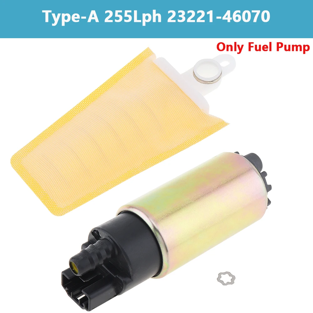 255LPH-23221-46070-Auto-Car-High-Flow-Electric-Fuel-Pump-Filter-Car ...