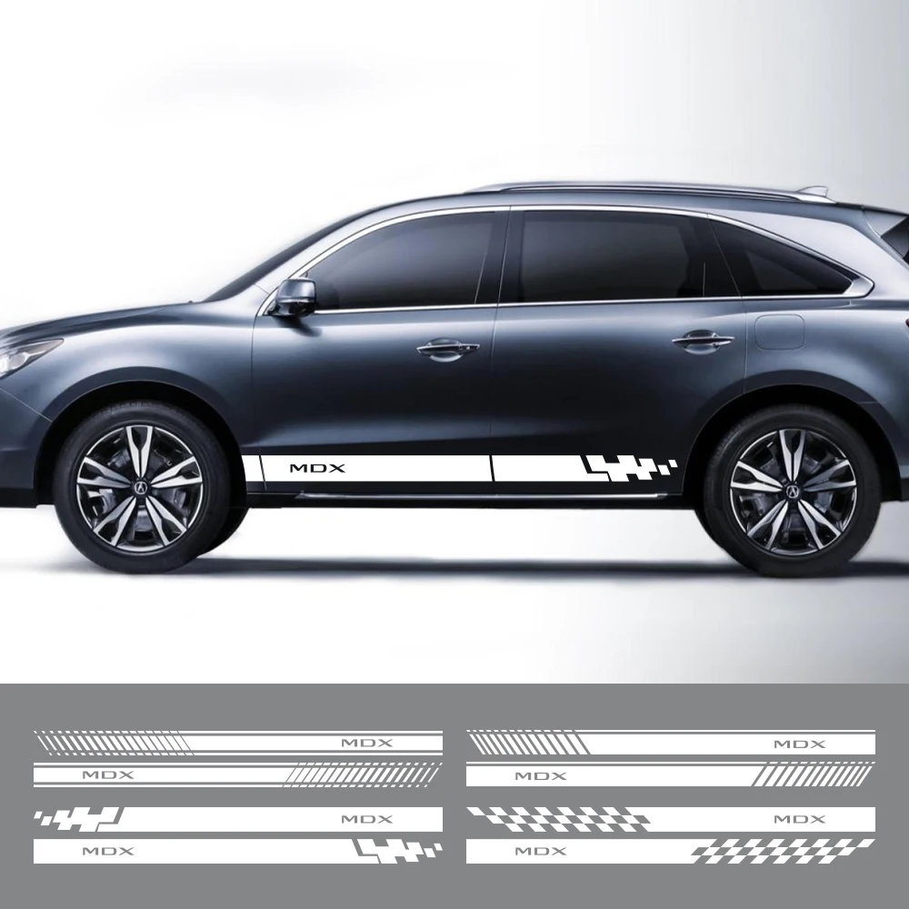 Various-Style-Car-Door-Side-Stickers-For-Acura-MDX-1-2-3-YD1-YD2-YD3 ...