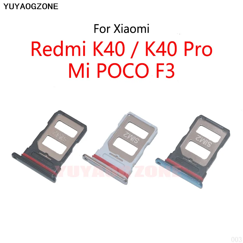 For Xiaomi Redmi K40 Pro / Mi POCO F3 New SIM Card Slot Tray Holder Sim ...