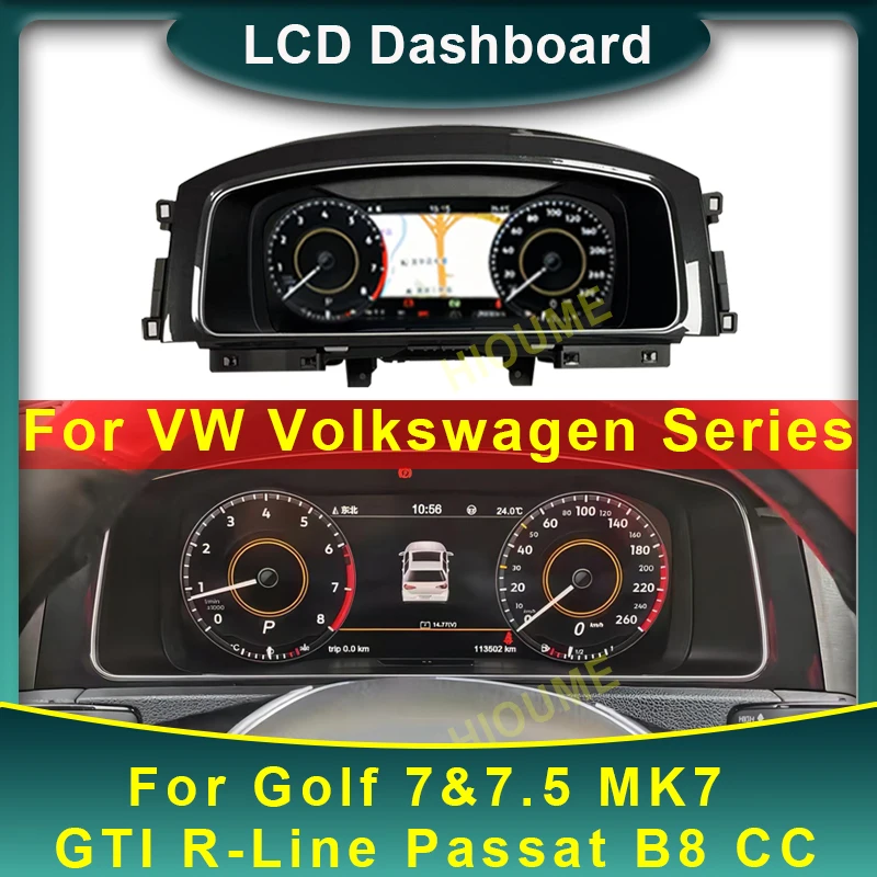 Digital Dashboard Panel Virtual Instrument Cluster Cockpit Lcd ...