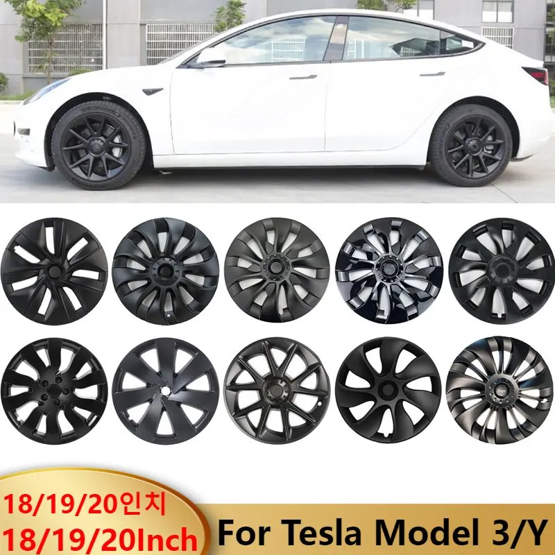 4PCS-For-Tesla-Model-3-Y-18-19-20Inch-Hub-Cap-Performance-Replacement ...
