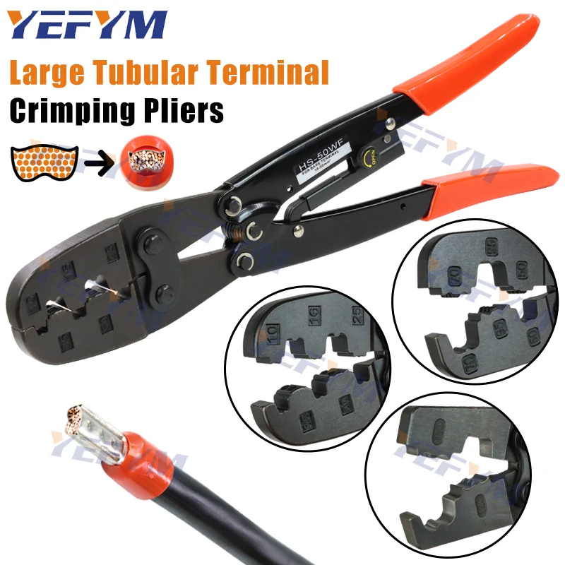 Large-Tube-VE-TE-Terminal-Crimping-Tool-Pliers-Max-150mm-Clamp-Crimper ...