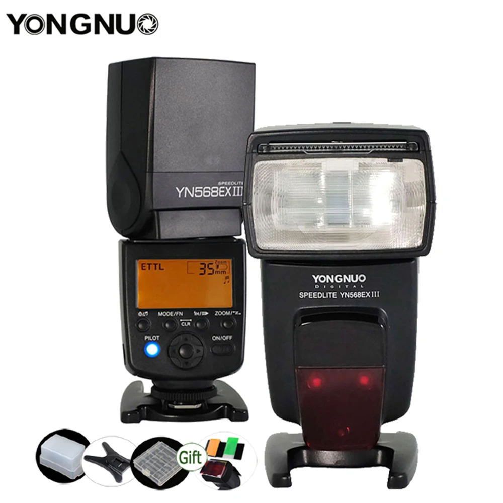 YONGNUO-YN568EX-III-TTL-HSS-Speedlite-GN58-Wireless-1-8000s-Flash-Light ...