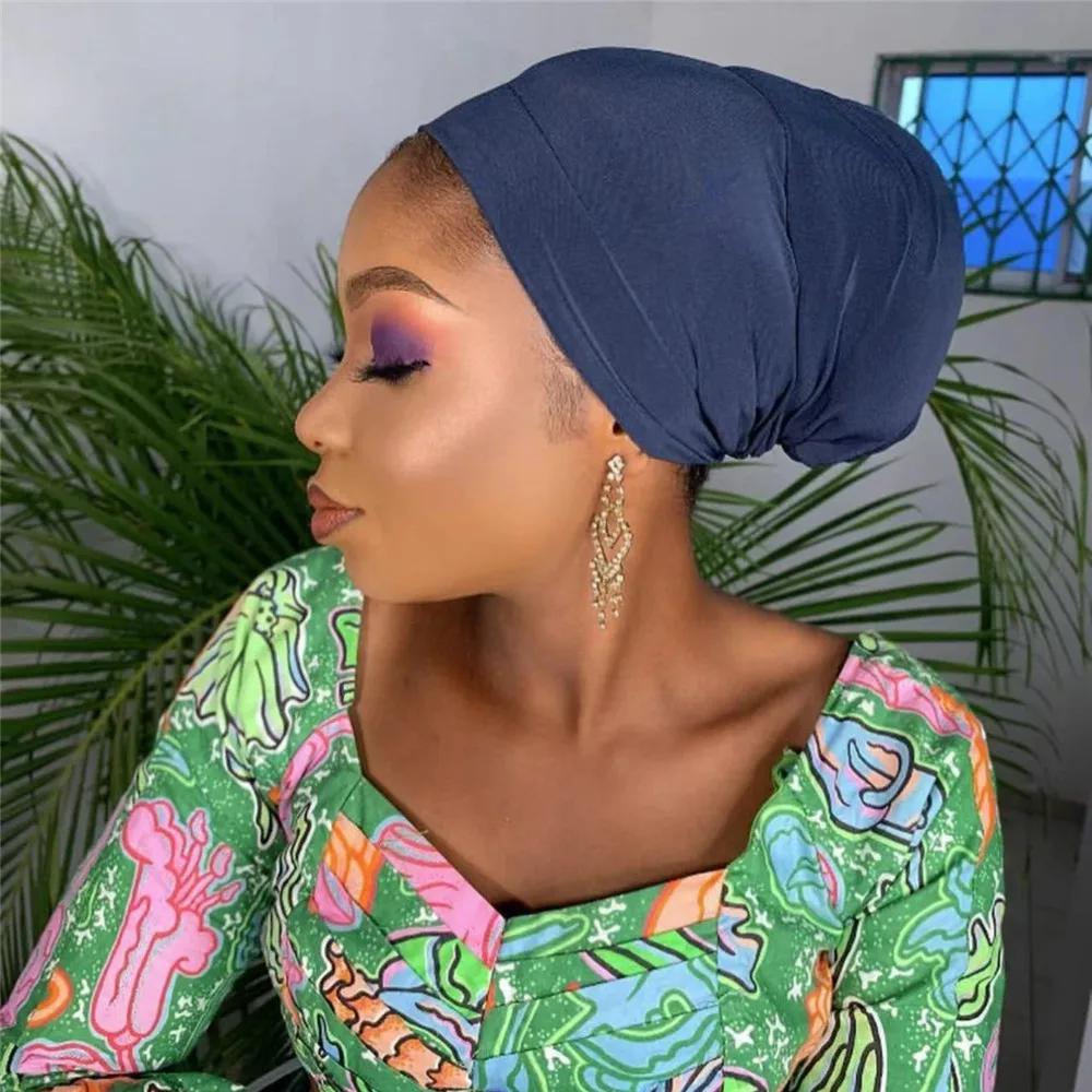 Turbans-Volumiser-Lightweight-Under-Scarf-Bonnet-Black-Turban-Lifter ...