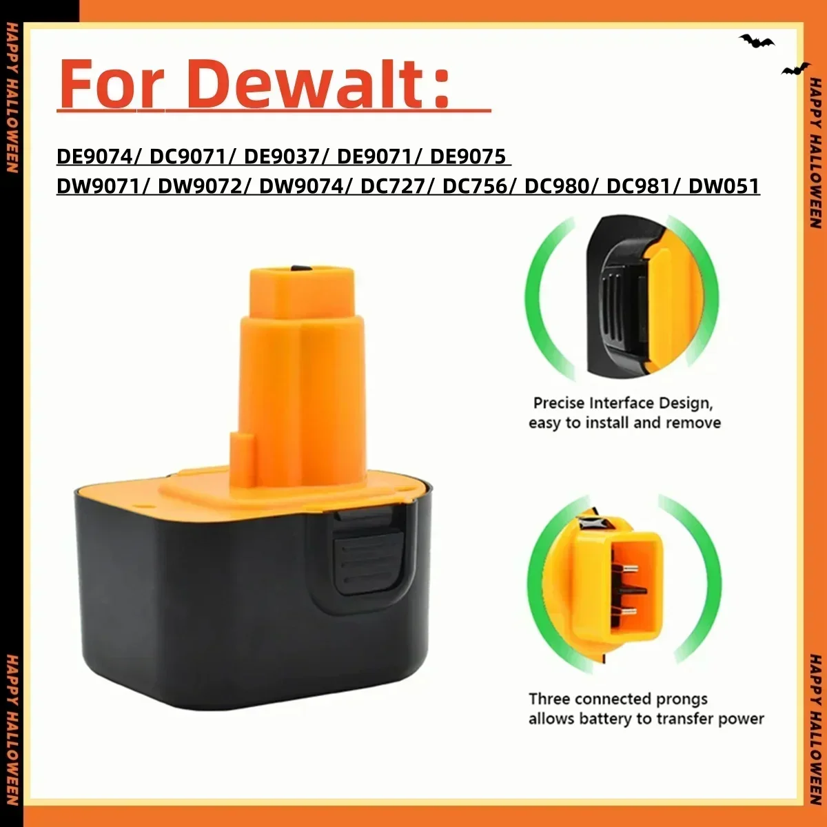Аккумулятор Ni-MH 12В 12800 мАч для Dewalt | AliExpress