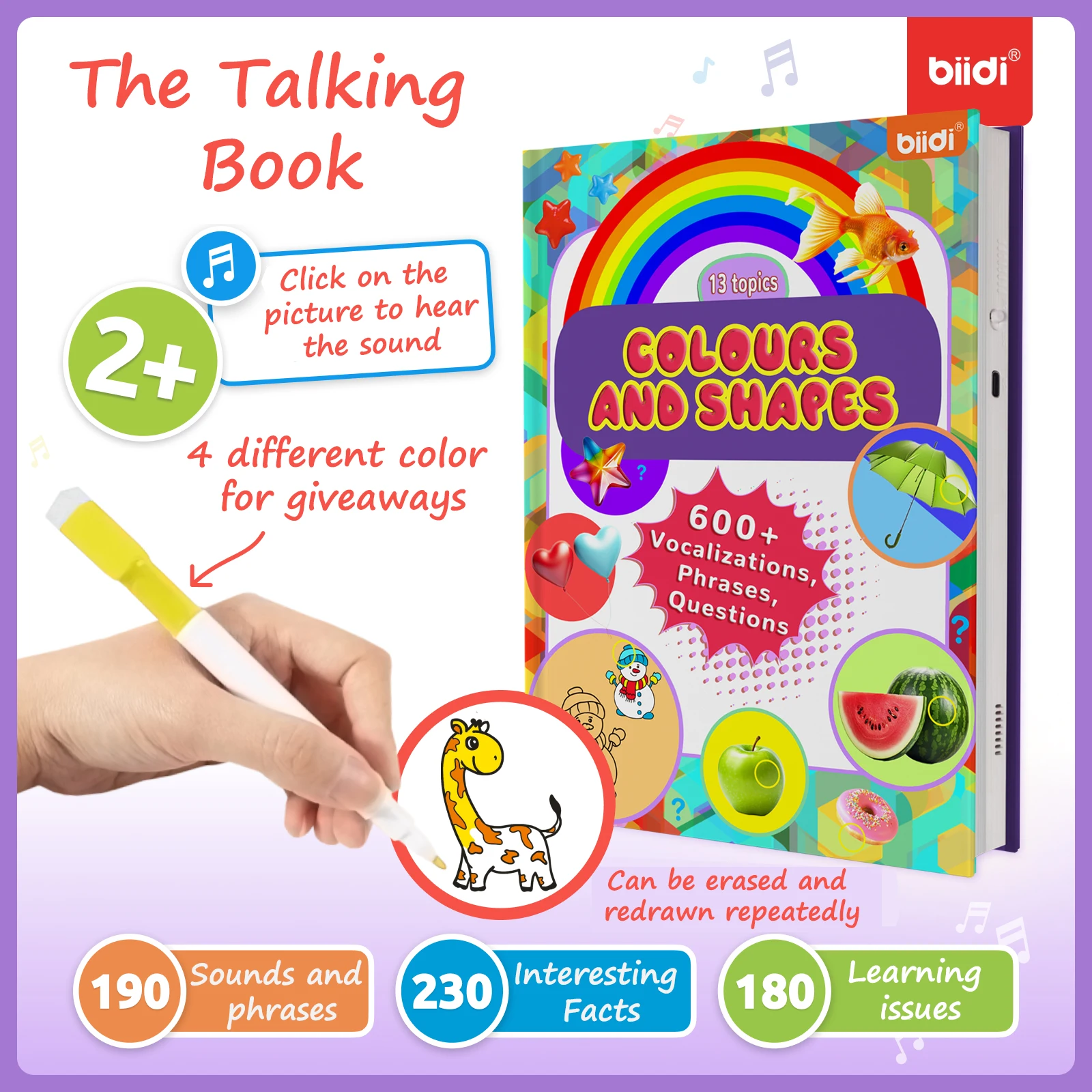 Montessori-English-Touch-Book-Interactive-Book-E-book-Children-s-Early ...