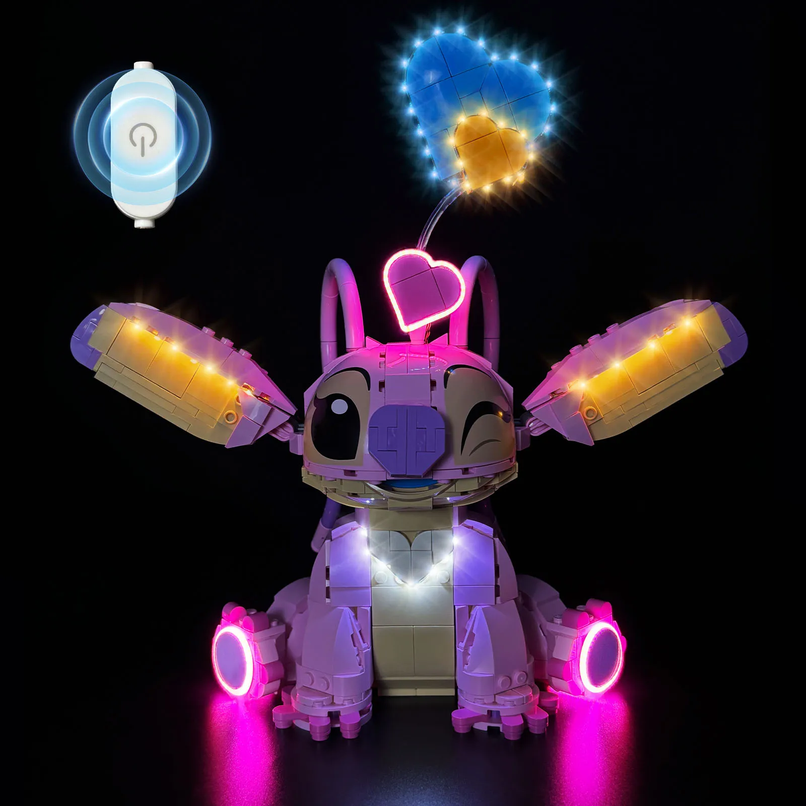 LYBMTWF LED Light Set For Lego 43257 Angel lilo & Stitch Building ...