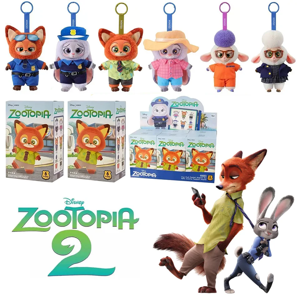 Zootopia Blind Box Series Cute Nick Judy Sheep Action Figure Vinyl Doll ...