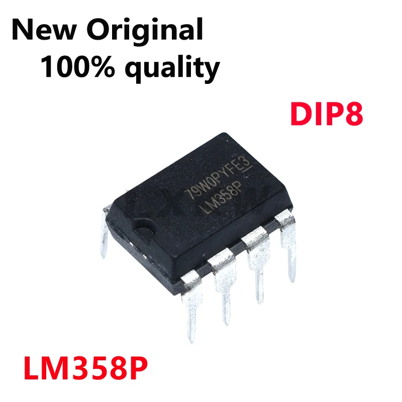 20/peças novo chip amplificador operacional lm358p lm358 dip8 em ...