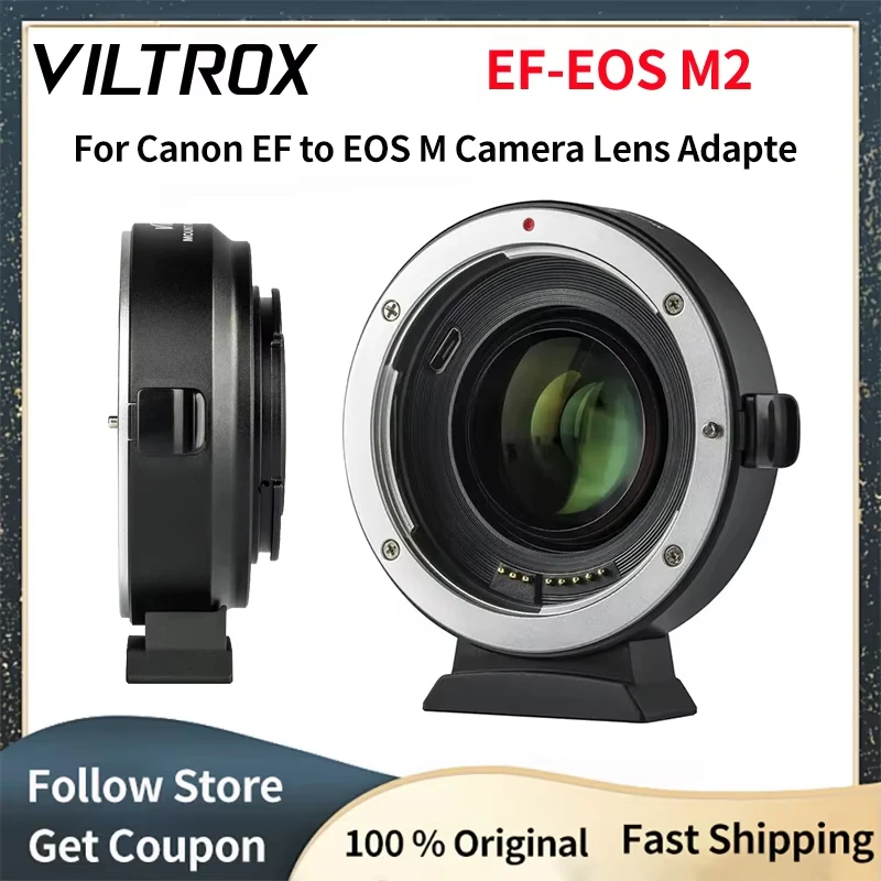 Viltrox EF-EOS M2 0.71x Focal Reducer Speed Booster Adapter For Canon ...