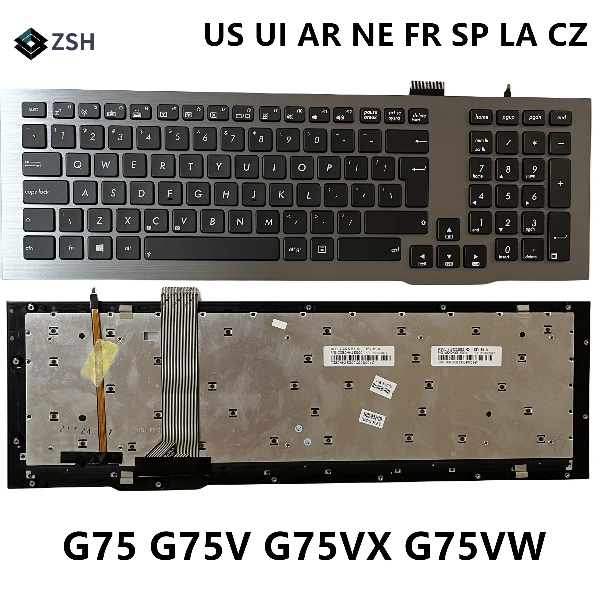 Teclado-retroiluminado-para-ordenador-port-til-ASUS-ROG-G75-G75VX-G75V ...