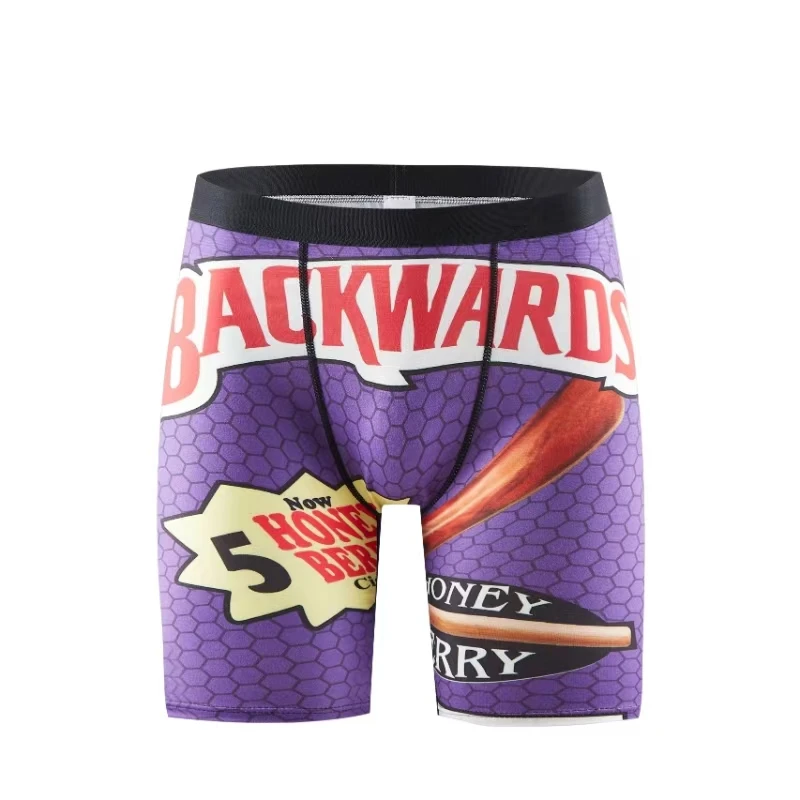 Men-Sport-Boxers-Underwear-Underpants-Shorts-Printing-Purple-M-L-XL ...