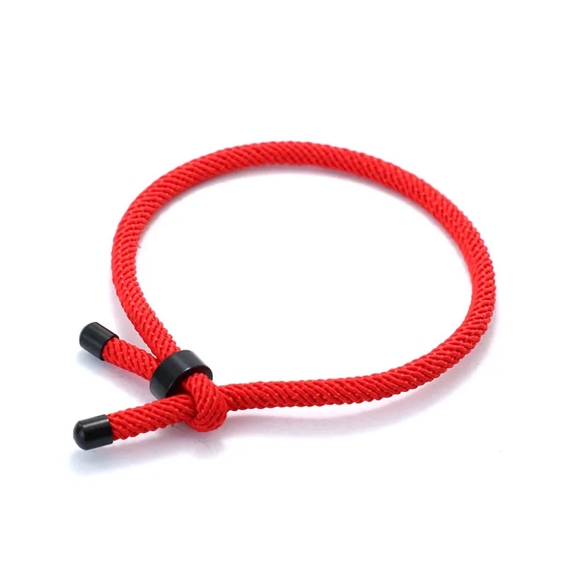 New-Minimalist-Lucky-Red-Thread-Bracelet-Men-Stainless-Steel-Adjustable ...
