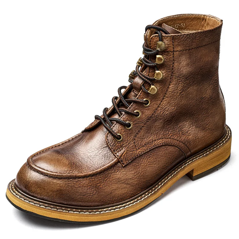 Soft-Leather-Mens-Ankle-Business-Boots-Luxury-Brand-Quality-Genuine ...
