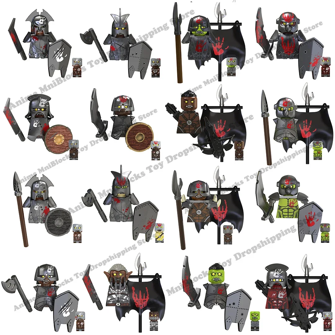 Lord-Movie-Rings-Hobbit-Bricks-Dolls-Goblin-Ringwraith-Sauron-Frodo ...