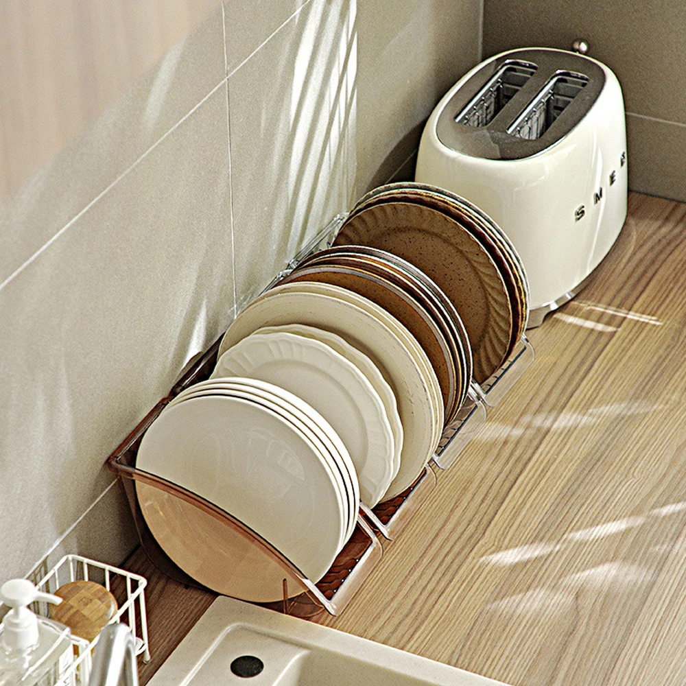 Dish-Storage-Rack-Kitchen-Dish-Cabinet-Built-in-Tableware-Bowl-Tray ...