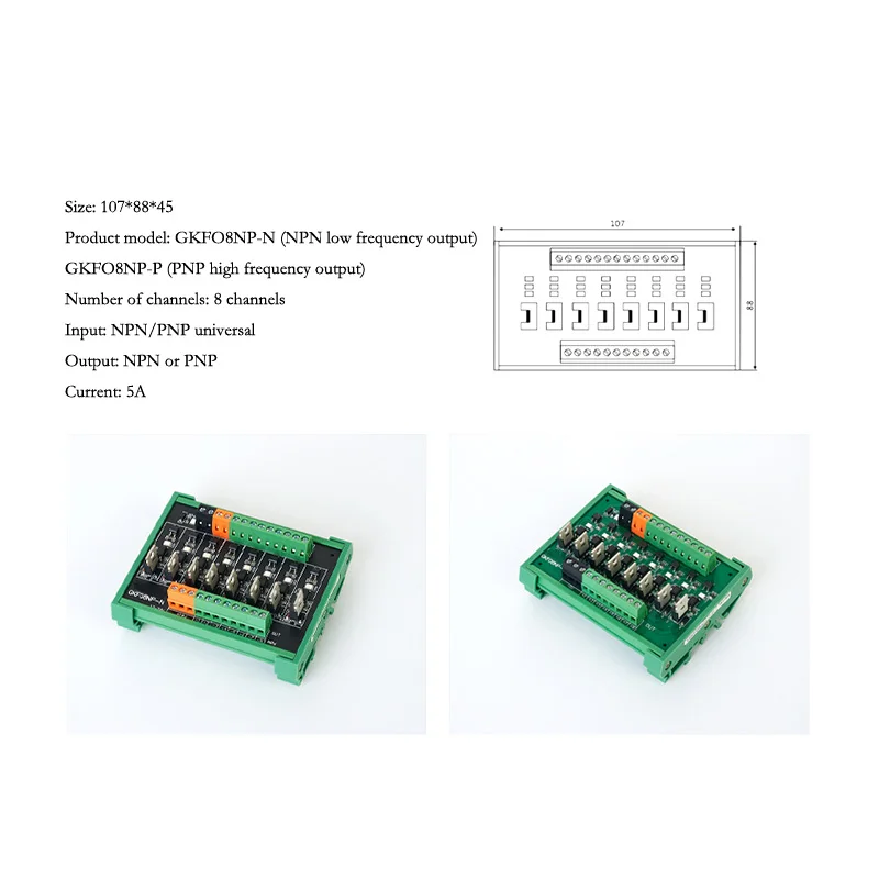 Plc Dc Output Din Rail Amplifier Board Plc Relay Board 24v Mcu Control ...