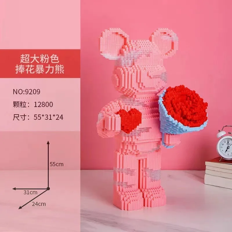 Bloques de construcción Bearbricks, juguetes, osito gigante, violencia ...
