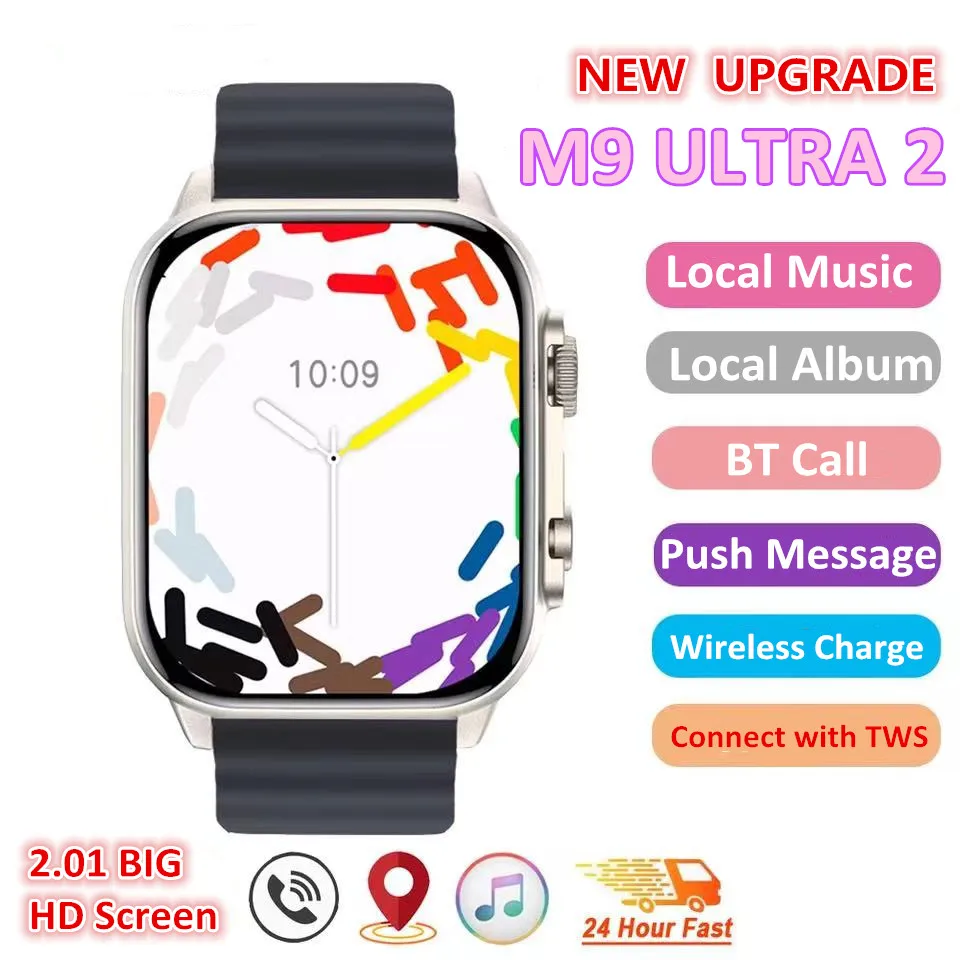 Original-New-Upgrade-M9-Ultra2-Smartwatch-Bluetooth-Call-Game-Local ...