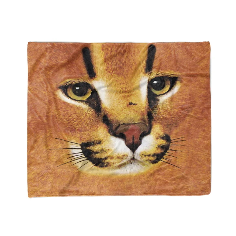 Aertemisi Big Floppa Face Pet Blanket for Small Medium Large Dog Cat ...