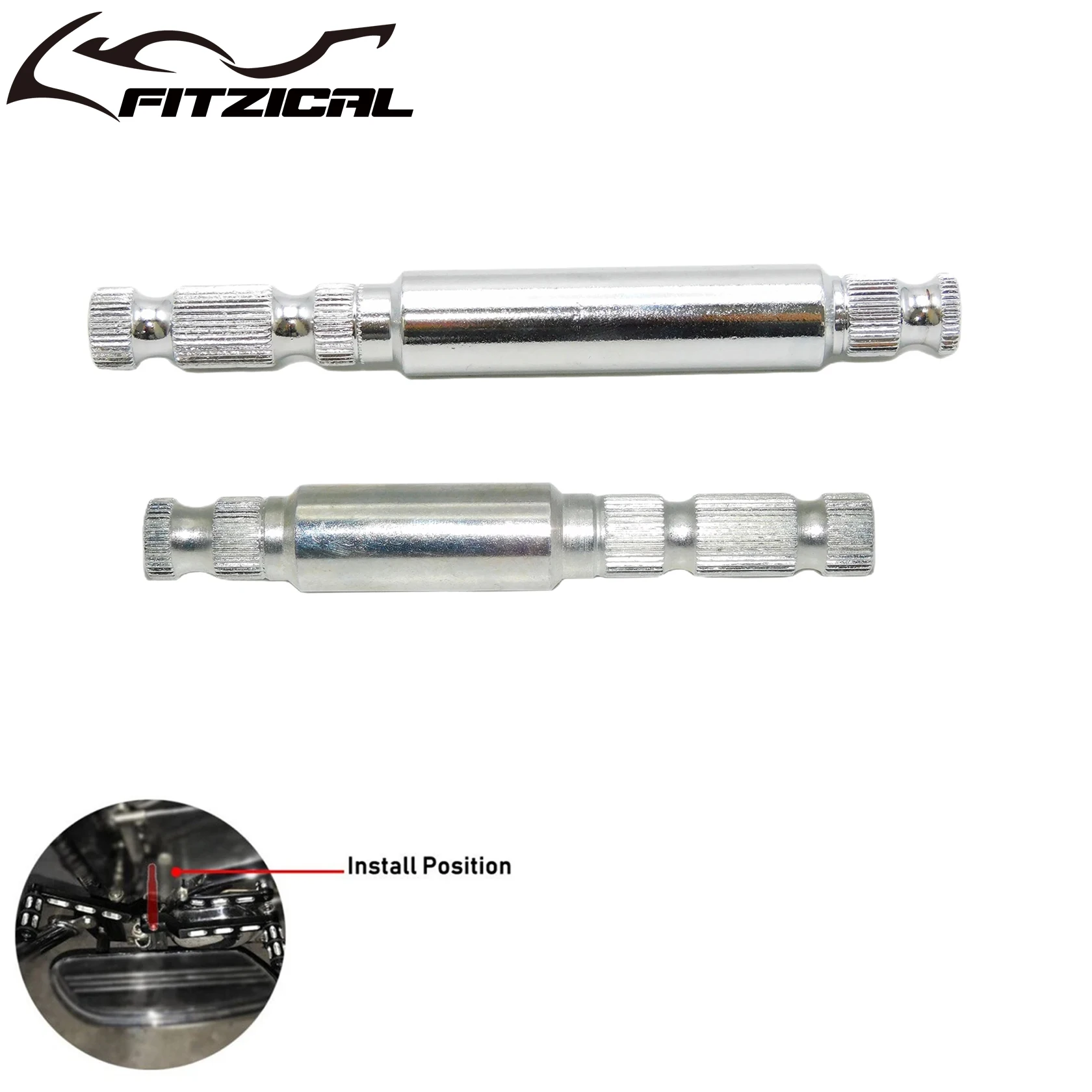 Motorcycle-Gear-Inner-Steel-Shifter-Lever-Shaft-Silver-For-Harley ...