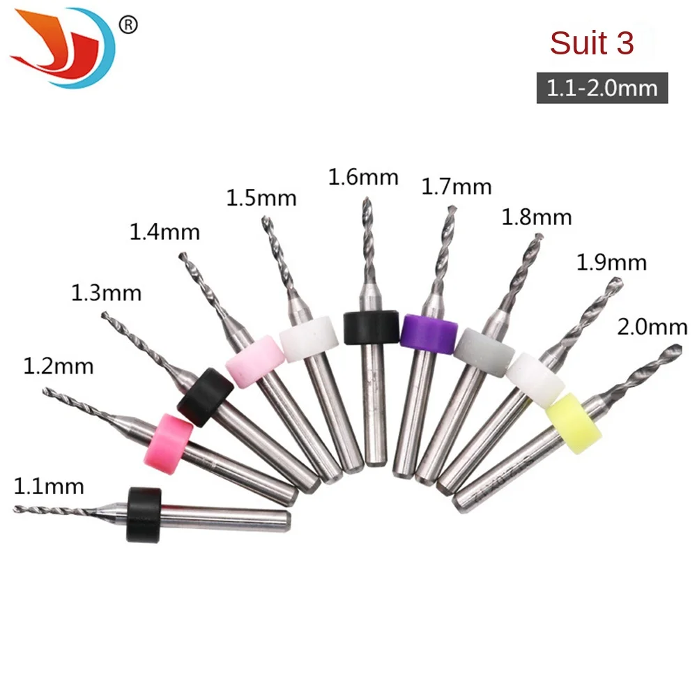 XCANSet 0 3mm to 1 2mm PCB Mini Drill Bit Tungsten Steel Carbide for xcanset-0-3mm-to-1-2mm-pcb-mini-drill-bit-tungsten-steel-carbide-for
