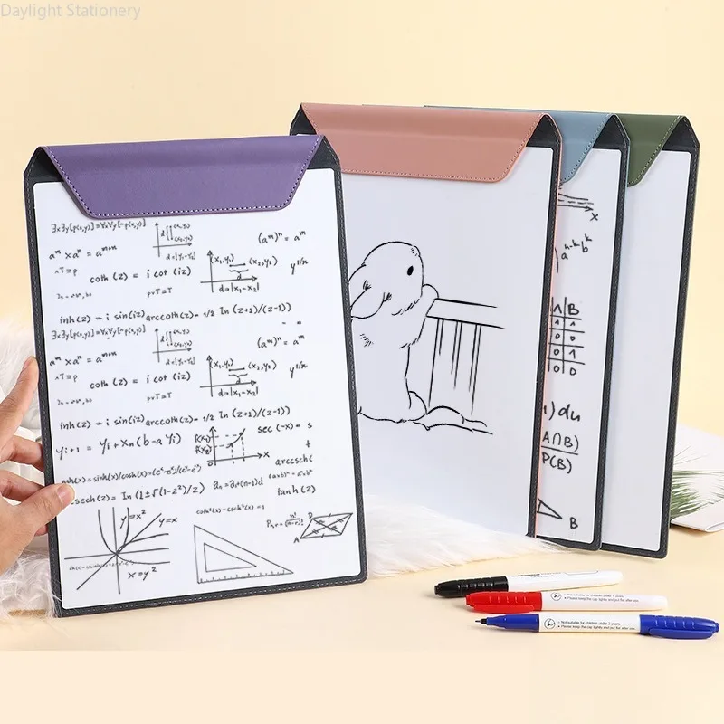 A4-Magnetic-Whiteboard-Clipboard-Portable-Writing-Pad-Reusable-Dry ...