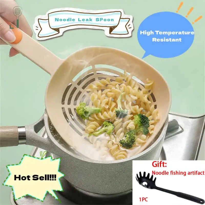 Colander-Kitchen-Noodle-Leak-Spoon-Dumpling-Filter-Food-Grade-Scoop-High-Temperature-Resistant ...