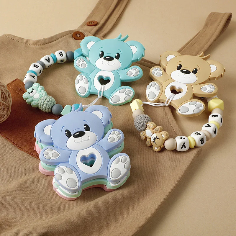 TYRY-H-1-pc-Baby-Animal-Silicone-Teethers-Bird-Bird-Zebra-Koala-Baby ...