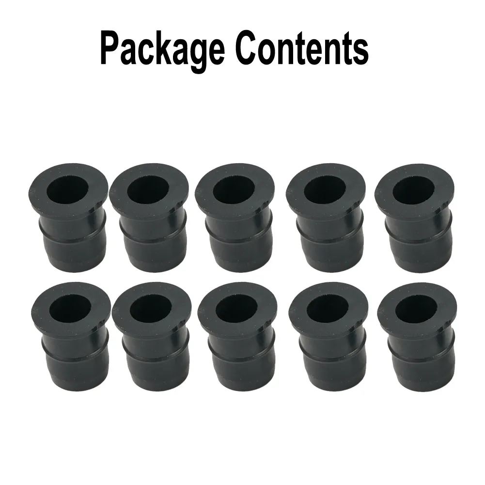 10PCS-KIT-6mm-Car-Universal-Rubber-Nuts-M6-Neoprene-Nuts-Damper-Panel ...