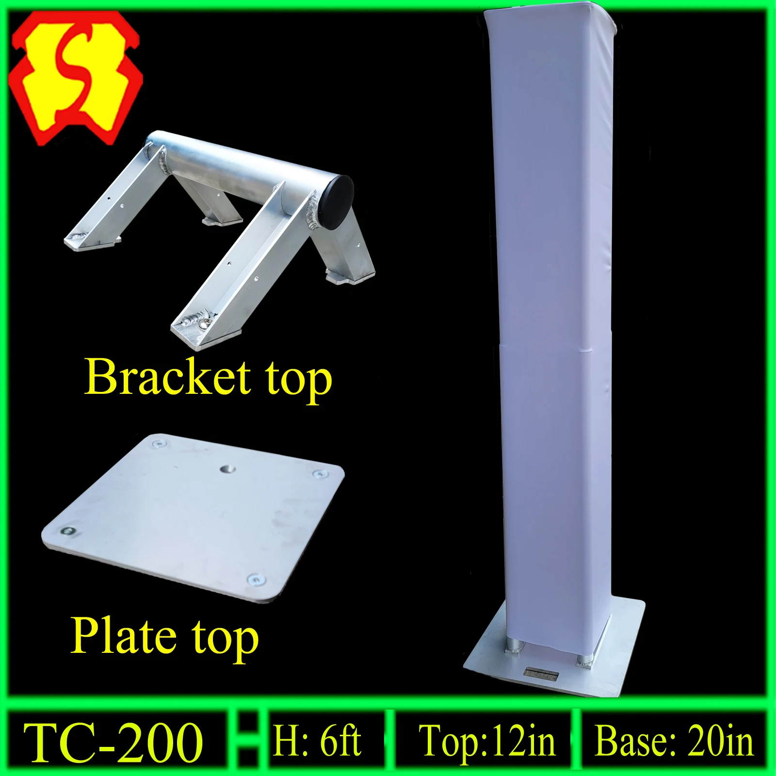 White Fabric Truss Cover / Sock / Scrim Suit Box For F34 Square Cover+5 ...