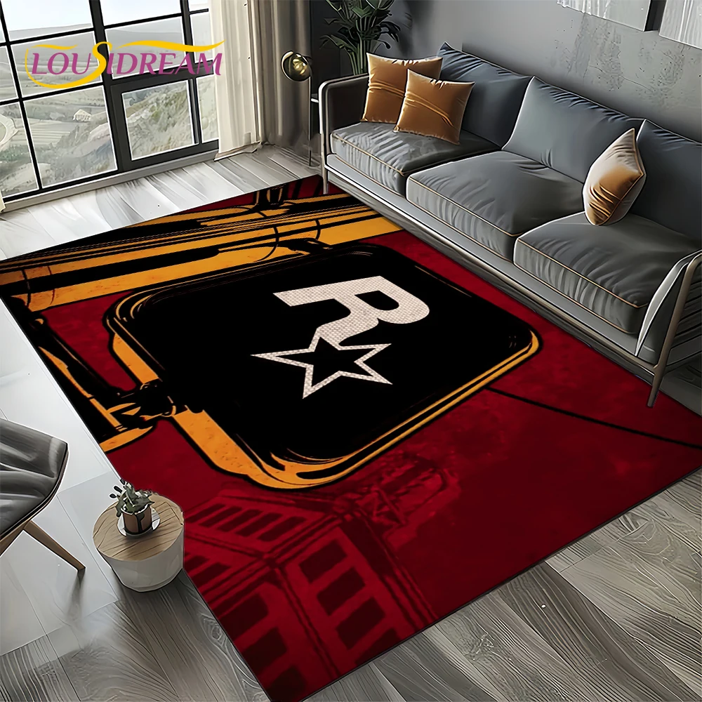 3D-Rockstar-Games-GTA-Logo-Cartoon-Motor-Carpet-Rug-for-Living-Room ...