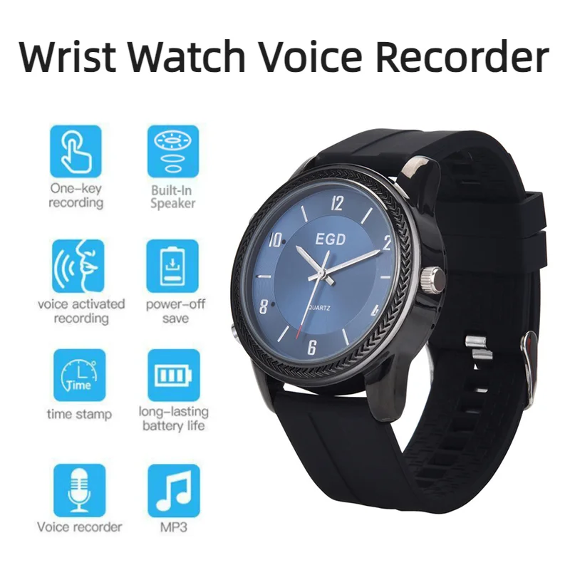 32GB-Wristband-Voice-Activated-Recorder-Built-in-Speaker-Portable ...