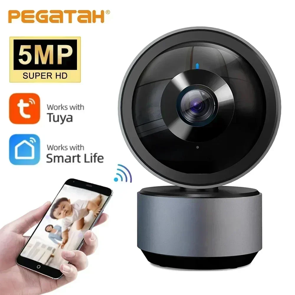 New-Tuya-IP-Camera-5MP-Wifi-Video-Surveillance-Cameras-HD-Night-VIsion ...