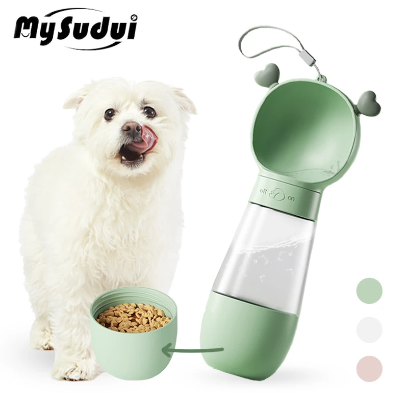 2-In-1-Dog-Water-Bottle-Portable-Pet-Drink-Bowl-Leak-Proof-Feeder-Water ...
