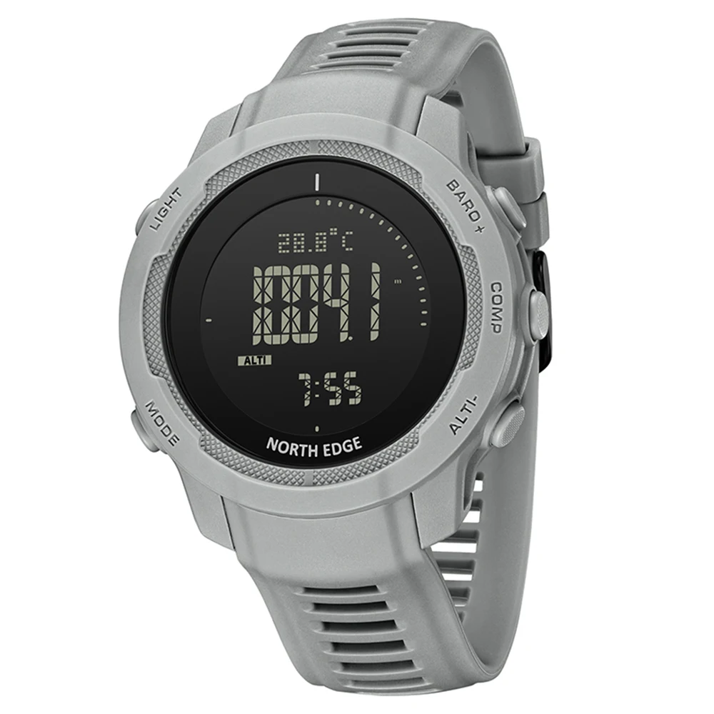 Men's Outdoor Sports Digital Watch Compass Altimeter Barometer 50m ...