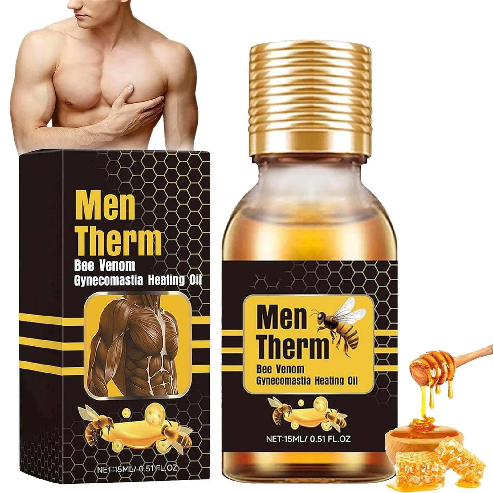 Bee-Gynecomastia-Heating-Oil-New-Men-Bee-Oil-Eliminates-Excess-Breast ...