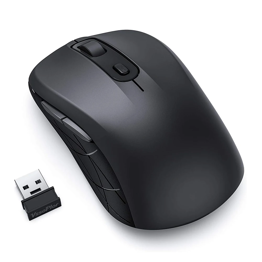 Bluetooth Wireless Optical Mouse Portable Silent Multi Device Ergonomic ...