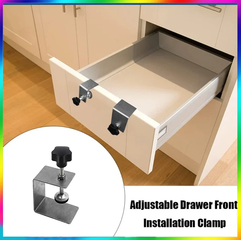 1PCS-drawer-fixing-clips-adjustable-drawer-face-mounting-clips-fixed ...