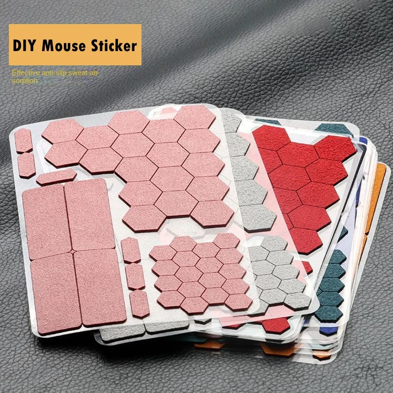 1 Sheet Universal Non-Slip DIY Pad Mouse Sticker Non-Slip Mouse Skates ...
