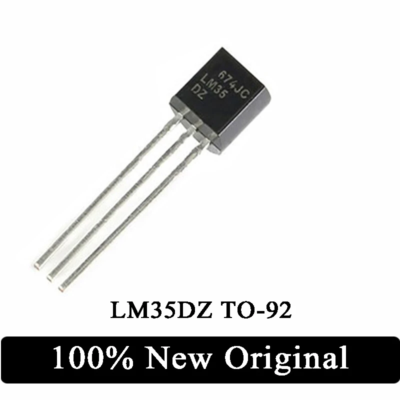 Circuito integrado de 10 piezas, LM35 LM35DZ TO 92 LM35, Sensor de ...