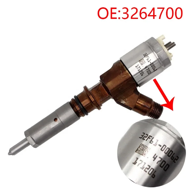326-4700-fuel-injectors-for-excavator-Caterpillar-E320D-C6-4-engine ...