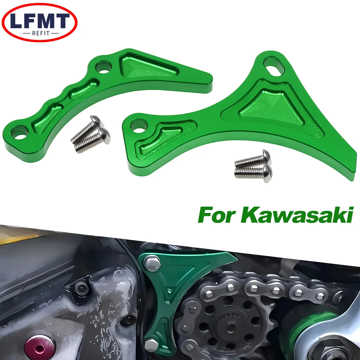 Motorcycle Engine Sprocket Protector Chain Guard Case Saver For ...