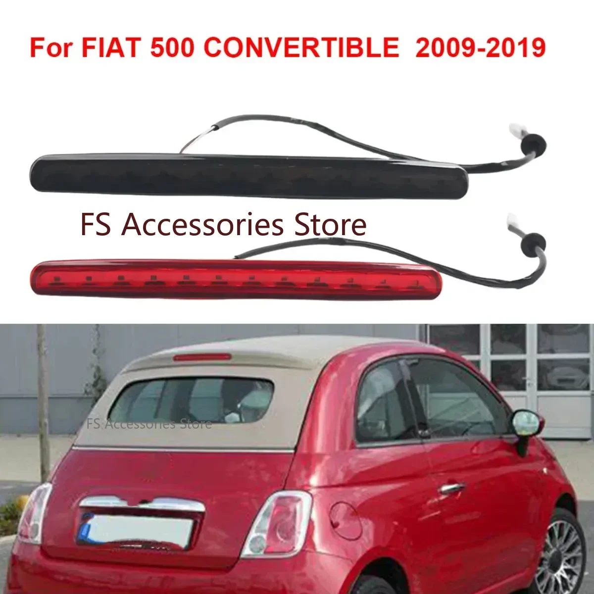 New-Rear-Stop-Lamp-Rear-Tail-Additional-Light-For-Fiat-500-Convertible ...