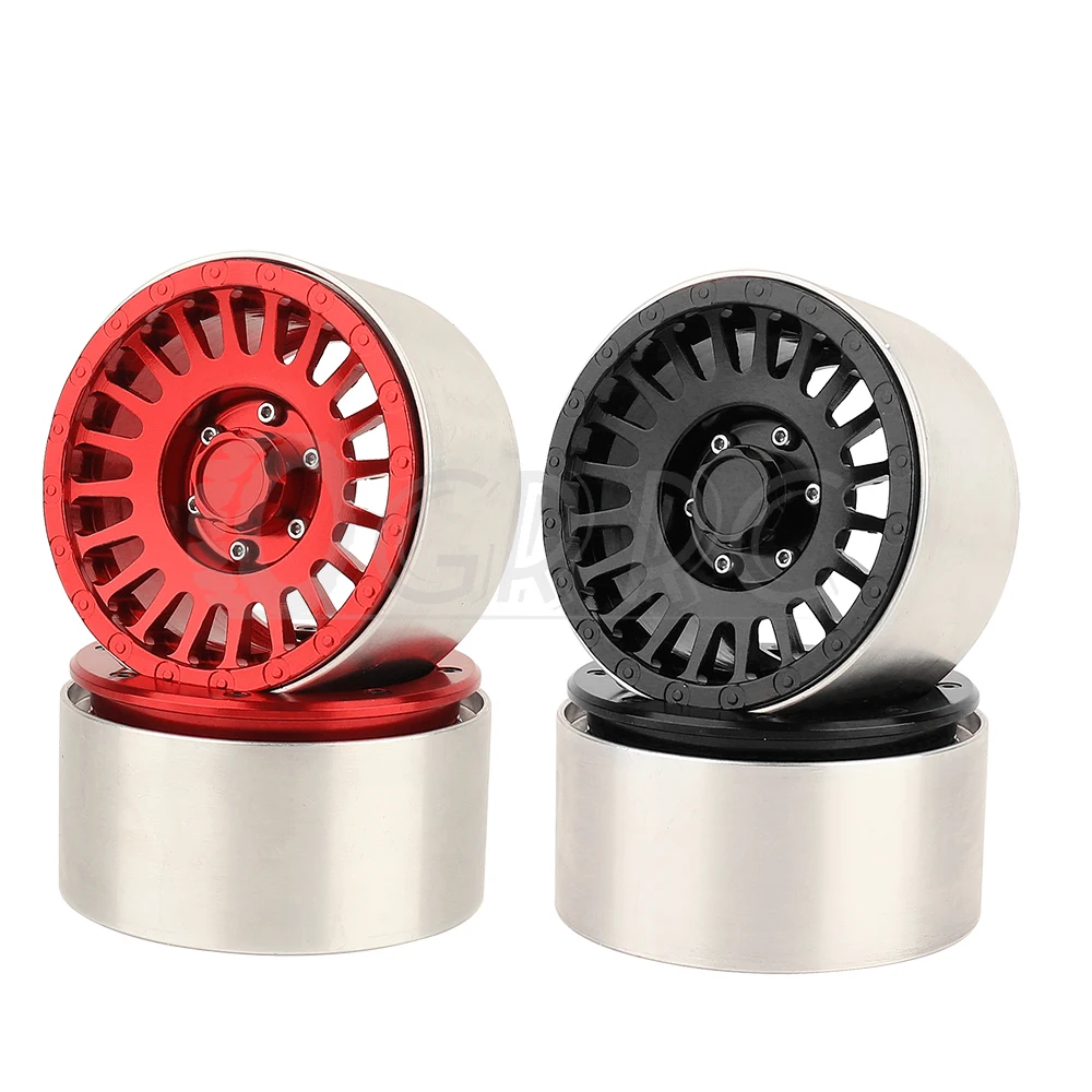 1-4pcs-Metal-Alloy-Beadlock-2-2-inch-Wheel-Rims-Hubs-for-Axial-Wraith ...