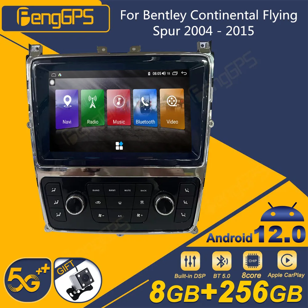 For Bentley Continental Flying Spur 2004 - 2015 Android Car Radio 2din Stereo Receiver Autoradio ...