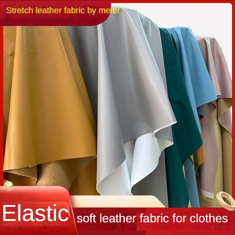 Elastic-Faux-Leather-Fabric-By-The-Meter-for-Sewing-Clothes-Diy-Sofa ...